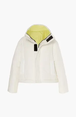 Caalo Reversible Convertible Down Coat - Off-white