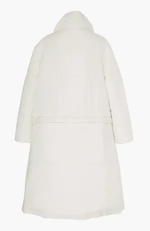 Caalo Reversible Convertible Down Coat - Off-white