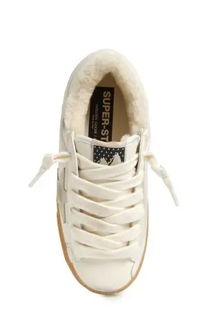 GOLDEN GOOSE Super-star Shearling-lined Sneakers
