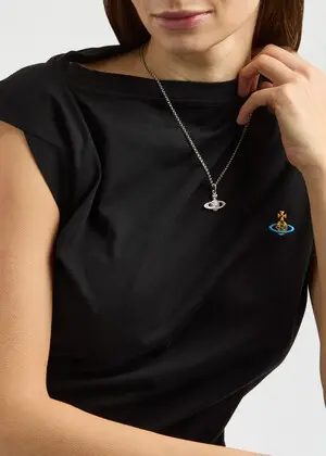 VIVIENNE WESTWOOD Mini Bas Relief Orb Necklace