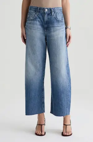 Ag Hattie High-rise Barrel Leg Jeans - Yellowstone