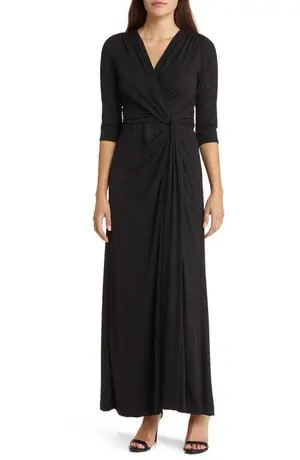 Kiyonna 3/4 Sleeve Evening Dresses