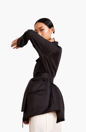 Caalo 2 Length Utility Jacket - Black