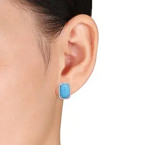 JULIANNA B. And Diamond Halo Earrings