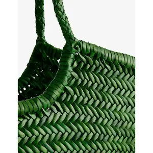 Dragon Diffusion Nantucket Leather Tote - Parrot Green