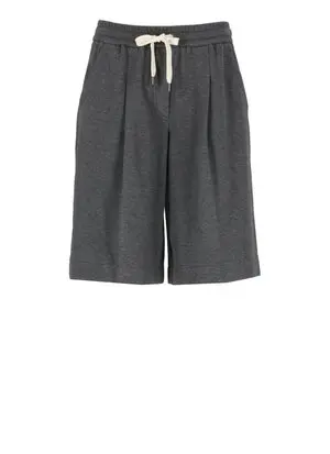 Brunello Cucinelli Brunello Cucinelli Drawstring Shorts - Grey
