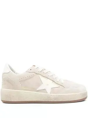 GOLDEN GOOSE Ball Star Sneakers In Suede - Neutrals