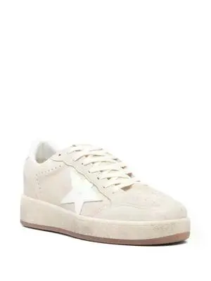 GOLDEN GOOSE Ball Star Sneakers In Suede - Neutrals