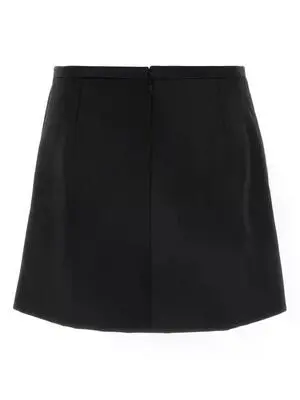 Versace Wool Mini Skirt