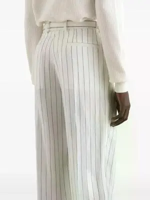 Dolce & Gabbana Striped Trousers - White