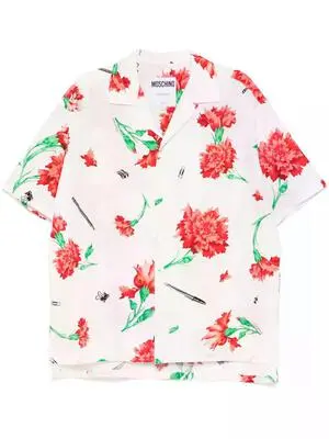 Moschino Floral-print Shirt - White