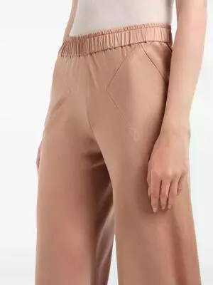 Giorgio Armani Mulberry-silk Palazzo Pants