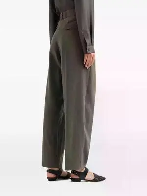 Giorgio Armani Pleated Belted Trousers