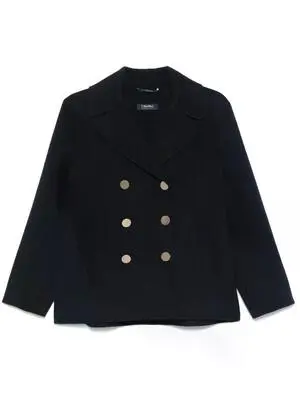 Max Mara Margot Pea Coat - Blue