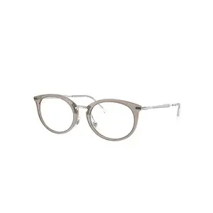 Ray-ban Oval Eyeglasses Frame - Silver