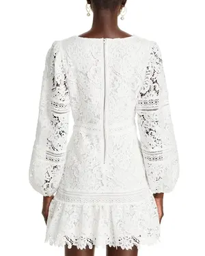 Aqua Lace Inset Dress