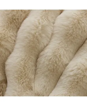 Cozy Earth Bubble Cuddle Throw Blanket - Creme