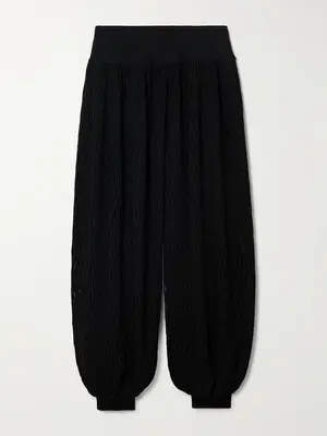 Alaïa Open-knit Balloon Pants