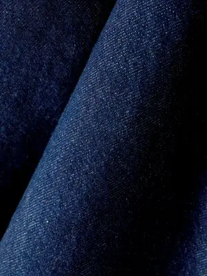 FRAME Strapless A-line Denim Mini Dress