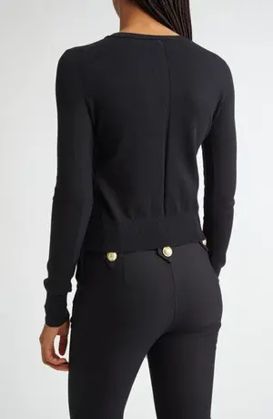 Derek Lam 10 Crosby Thibeaut Cotton & Cashmere Cardigan - Black