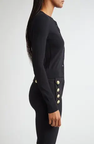 Derek Lam 10 Crosby Thibeaut Cotton & Cashmere Cardigan - Black