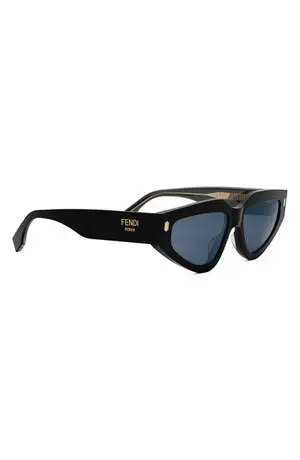 Fendi Roma 54mm Geometric Sunglasses