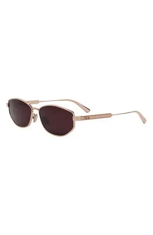 Dior Cannage B1u 57mm Oval Sunglasses