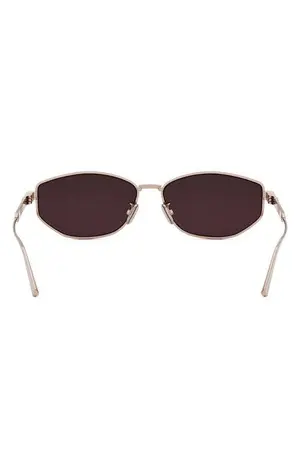 Dior Cannage B1u 57mm Oval Sunglasses