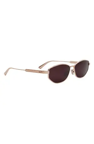 Dior Cannage B1u 57mm Oval Sunglasses