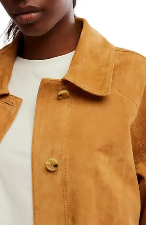 Free People Annalise Suede Jacket