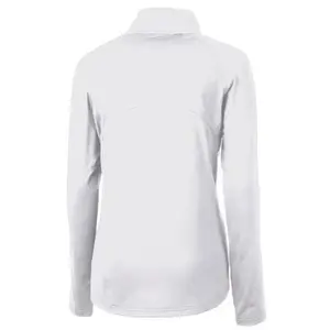 Cutter & Buck Detroit Lions Throwback Logo Adapt Eco Knit Stretch Recycled Half-zip Pullover Top