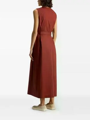 Woolrich Belted Maxi Dress - Red