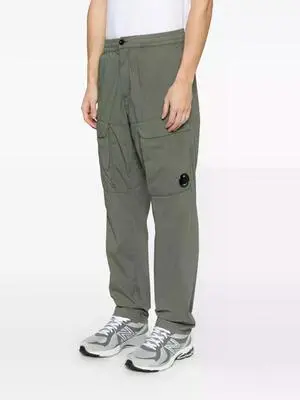 C.P. COMPANY Lens-detail Cargo Trousers - Green