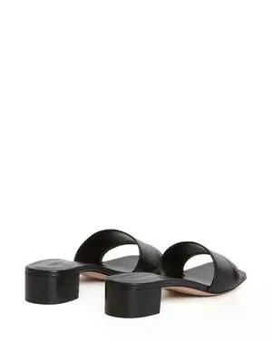 Fabiana Filippi Leather Sandals - Black