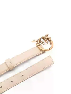 Pinko Logo-buckle Belt - Neutrals