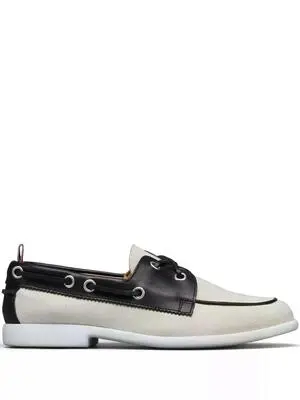 Thom Browne Almond Toe Flats For Women