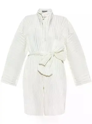Issey Miyake Wavering Pleats Coat