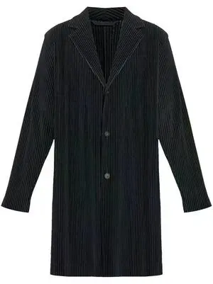 Issey Miyake Notched Lapel Outerwear For Men