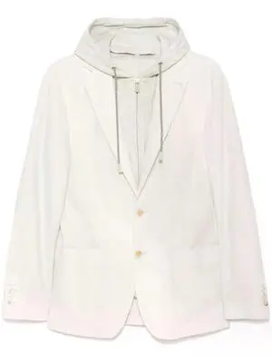 Eleventy Layered Blazer - Neutrals
