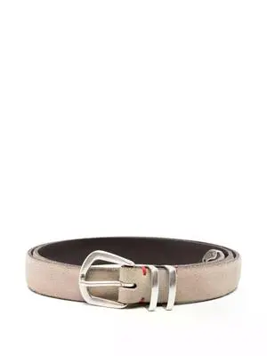 Eleventy Suede Belt - Neutrals