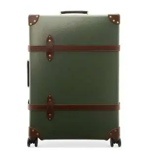 GLOBE-TROTTER Large Centenary 4-wheel Suitcase - Green