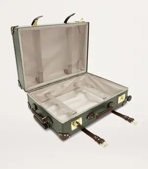 GLOBE-TROTTER Large Centenary 4-wheel Suitcase - Green