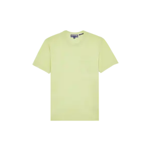 Vilebrequin Solid Organic Cotton Tshirt Natural Colors Tee Shirt Titan Green