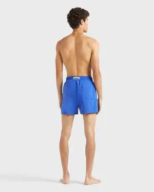 Vilebrequin Swim Trunks Ronde Des Tortues Maxi Waterreactive Swimwear Moorea - Blue