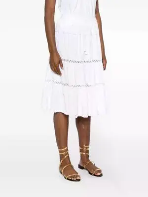Ermanno Scervino Lace-detailed Midi Skirt