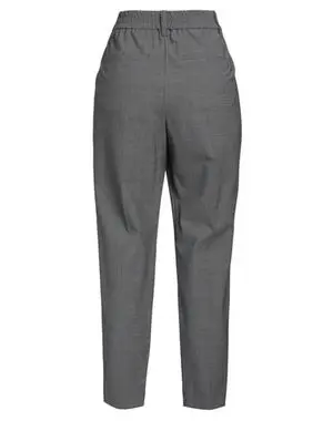 Brunello Cucinelli Tapered Virgin Wool Blend Pants - Grey