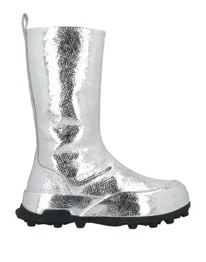 JIL SANDER Leather Boot - Silver