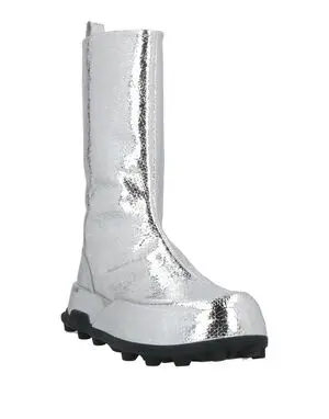 JIL SANDER Leather Boot - Silver