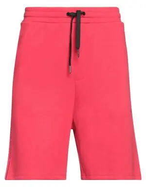 Armani Exchange Athletic Shorts With Logo - Red