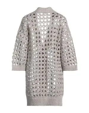 Brunello Cucinelli Cardigan Size Jute, Cotton, Polyamide